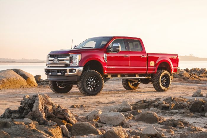 8.5" Lift Kit W/ Falcon Shocks - Ford Super Duty Diesel F250/F350 4WD ...