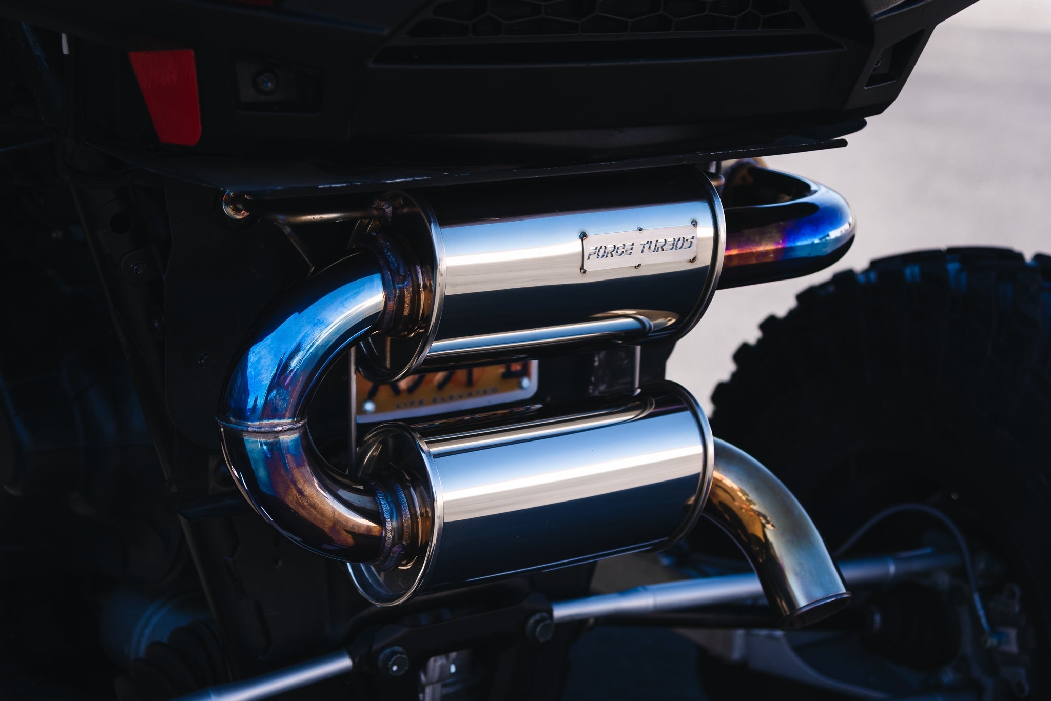 Polaris RZR XP Turbo Trail Exhaust – SXS Connection