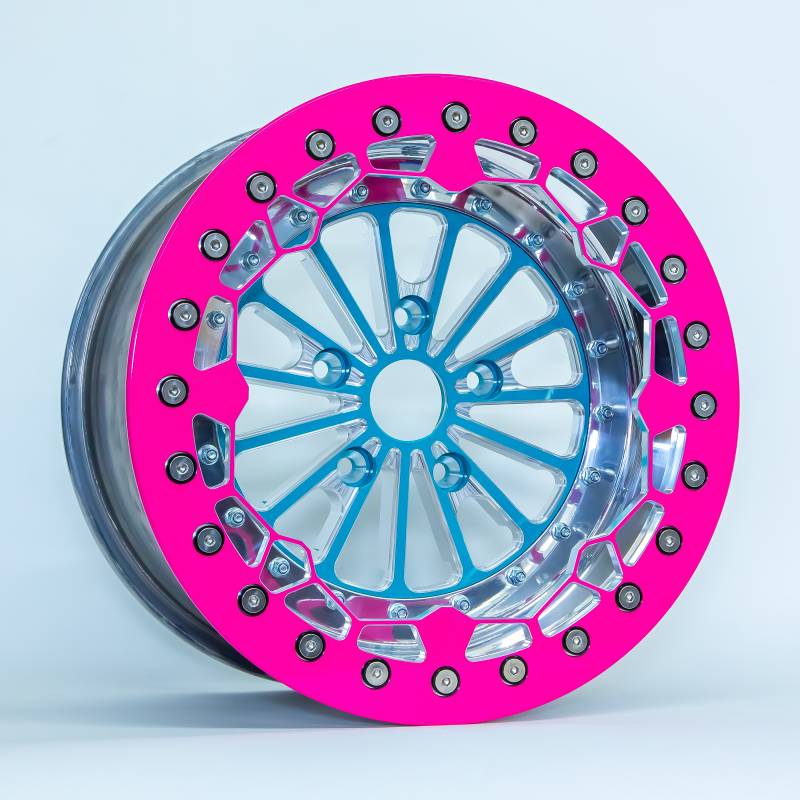 CHROME CITY CONNECT CUSTOM CRUSHER PRO BILLET UTV BEADLOCK WHEELS (SET ...