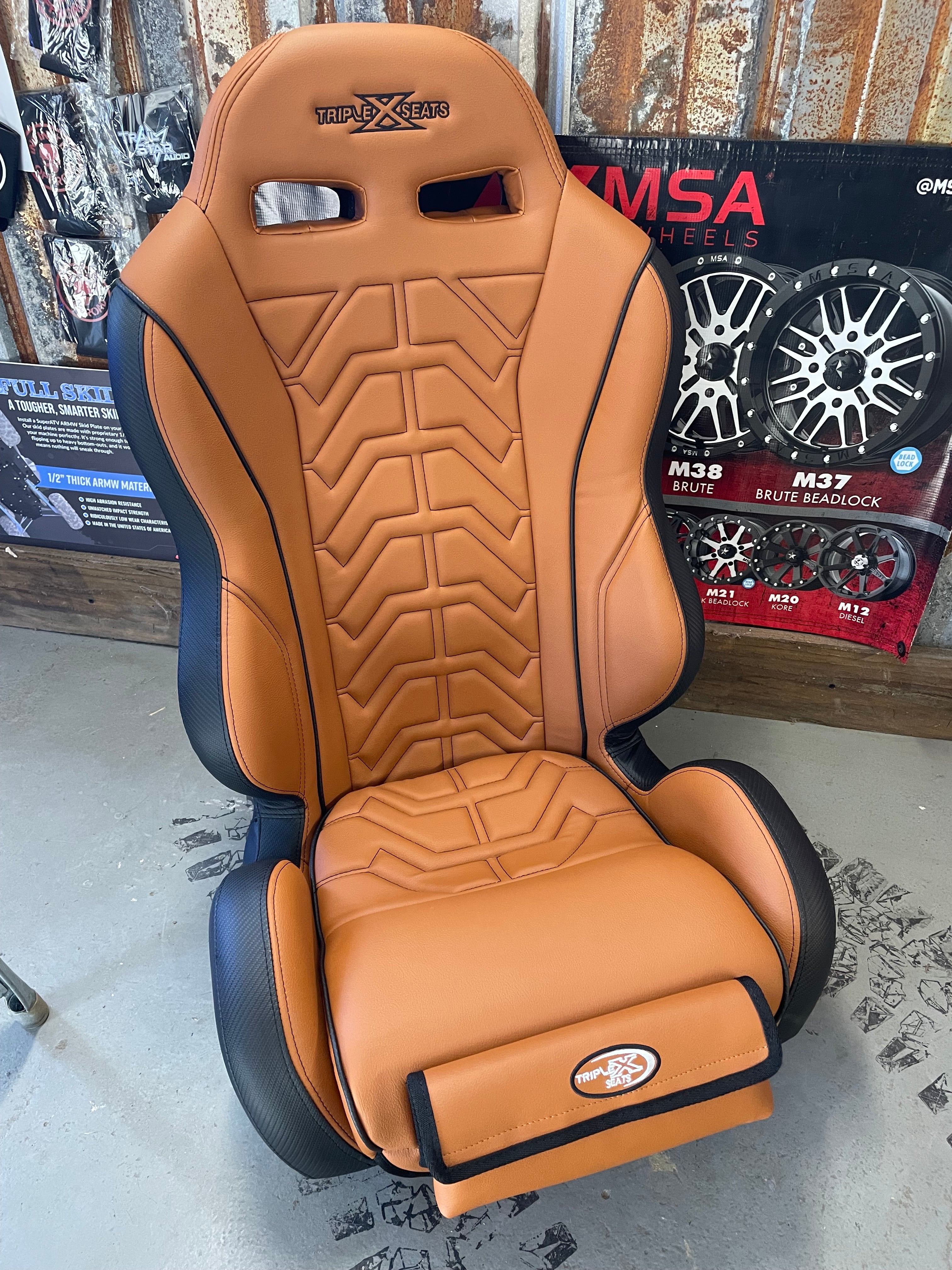 TRIPLE X Seats TAN/BLACK PRO XP/ TURBO R / PRO R – SXS Connection