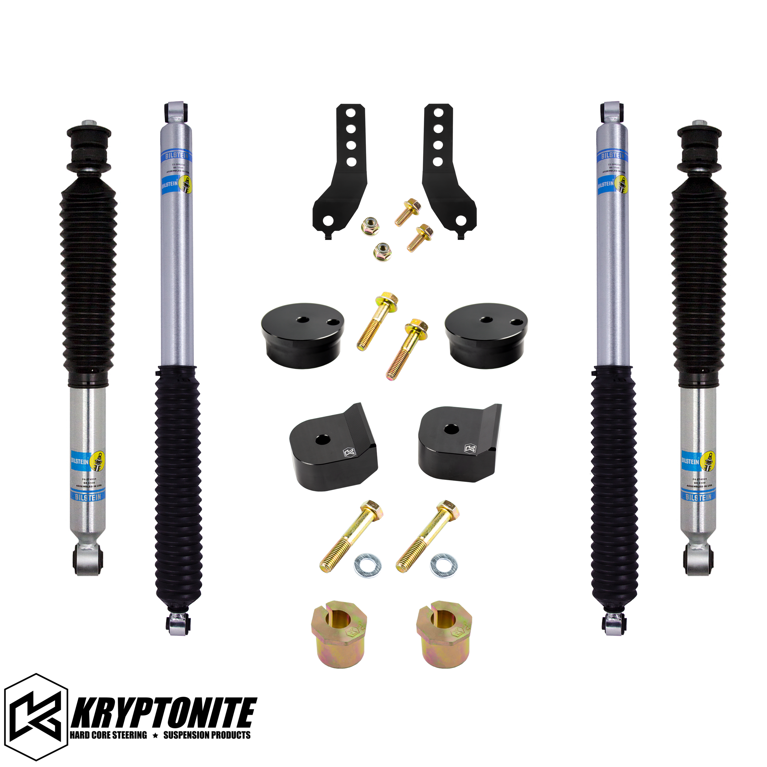 KRYPTONITE FORD SUPER DUTY F250/F350 STAGE 1 LEVELING KIT WITH BILSTEI ...