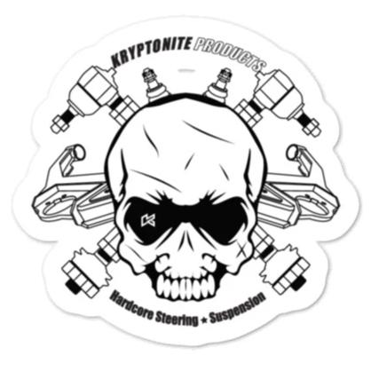 KRYPTONITE ANGRY SKULL STICKER – SXS Connection