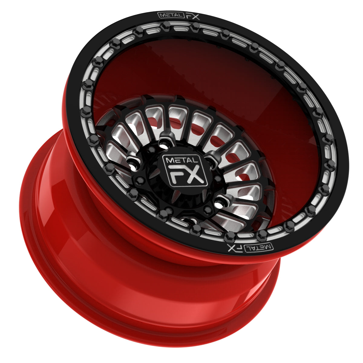 Delta 6R - Forged 3-Piece - Beadlock - Custom | Metal FX Offroad - UTV ...