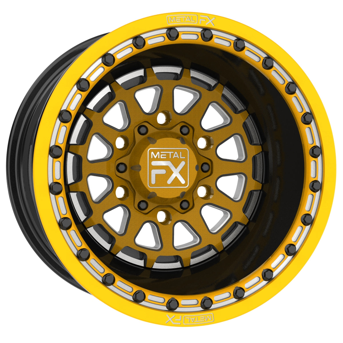 Outlaw 6R - Forged 3-Piece - Beadlock - Custom | Metal FX Offroad - UTV ...