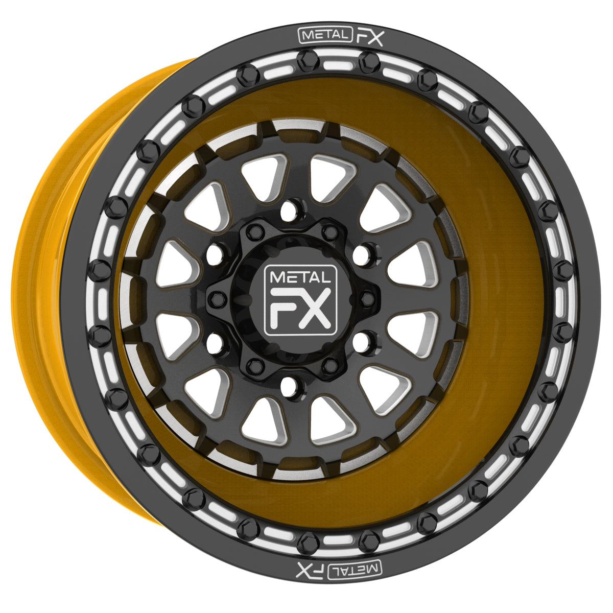 Outlaw 6R - Forged 3-Piece - Beadlock - Custom | Metal FX Offroad - UTV ...
