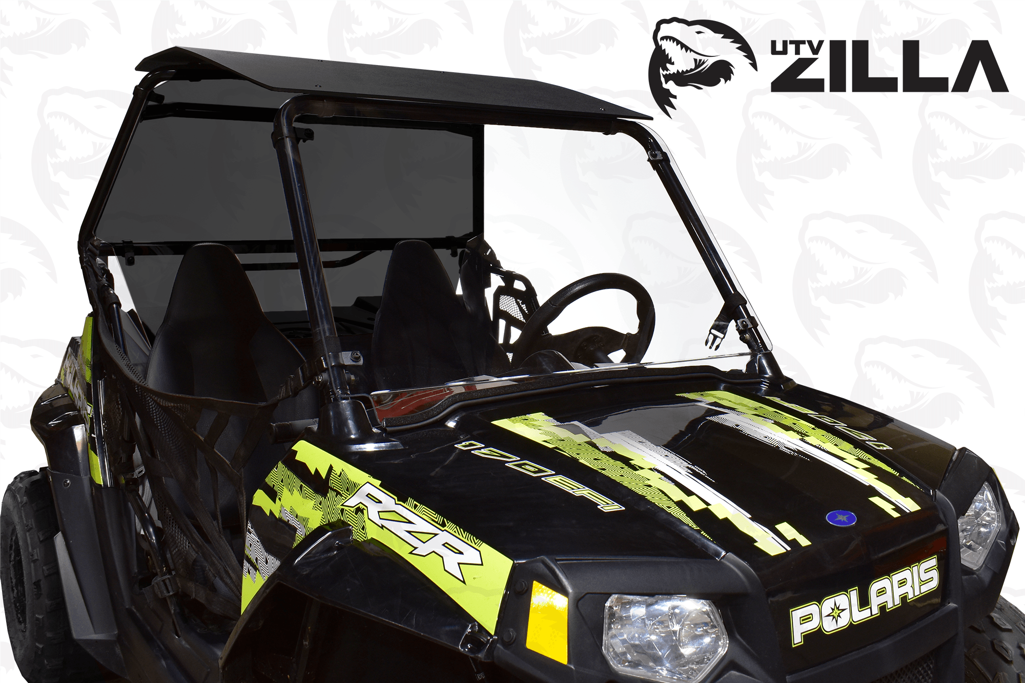 Tinted Polycarbonate rear Window for RZR 170 – SXS Connection