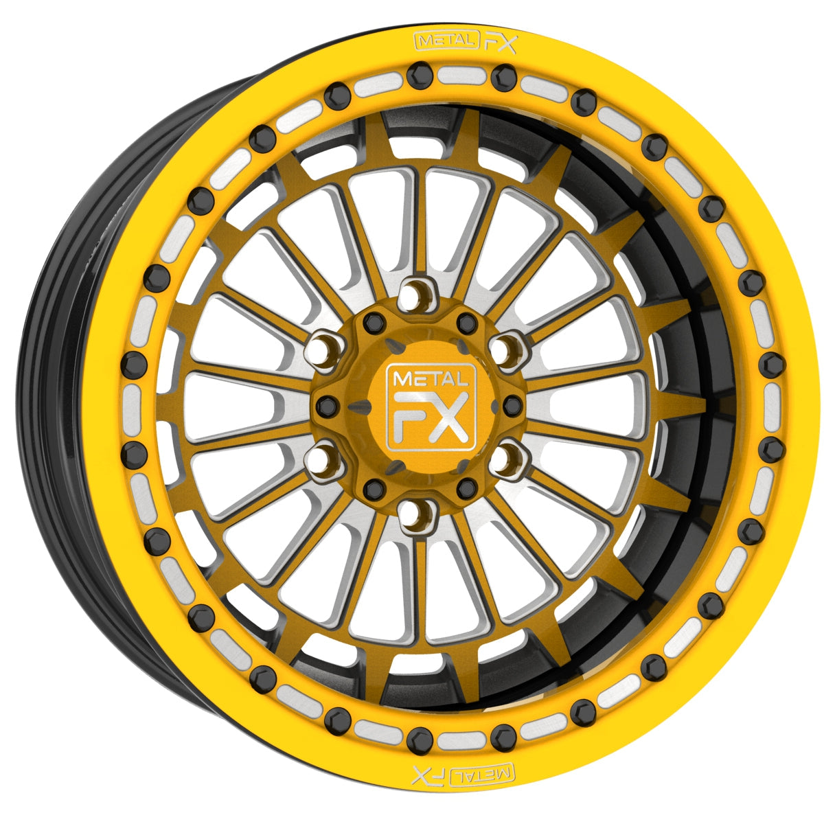 17" Delta 6R - Forged 3-Piece - Beadlock - Custom | Metal FX Offroad ...