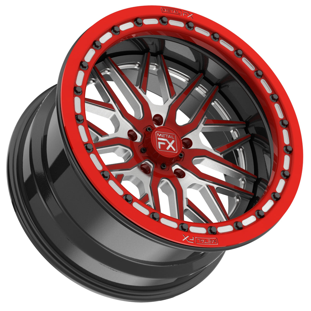 17" Viper R - Forged 3-Piece - Beadlock - Custom | Metal FX Offroad ...