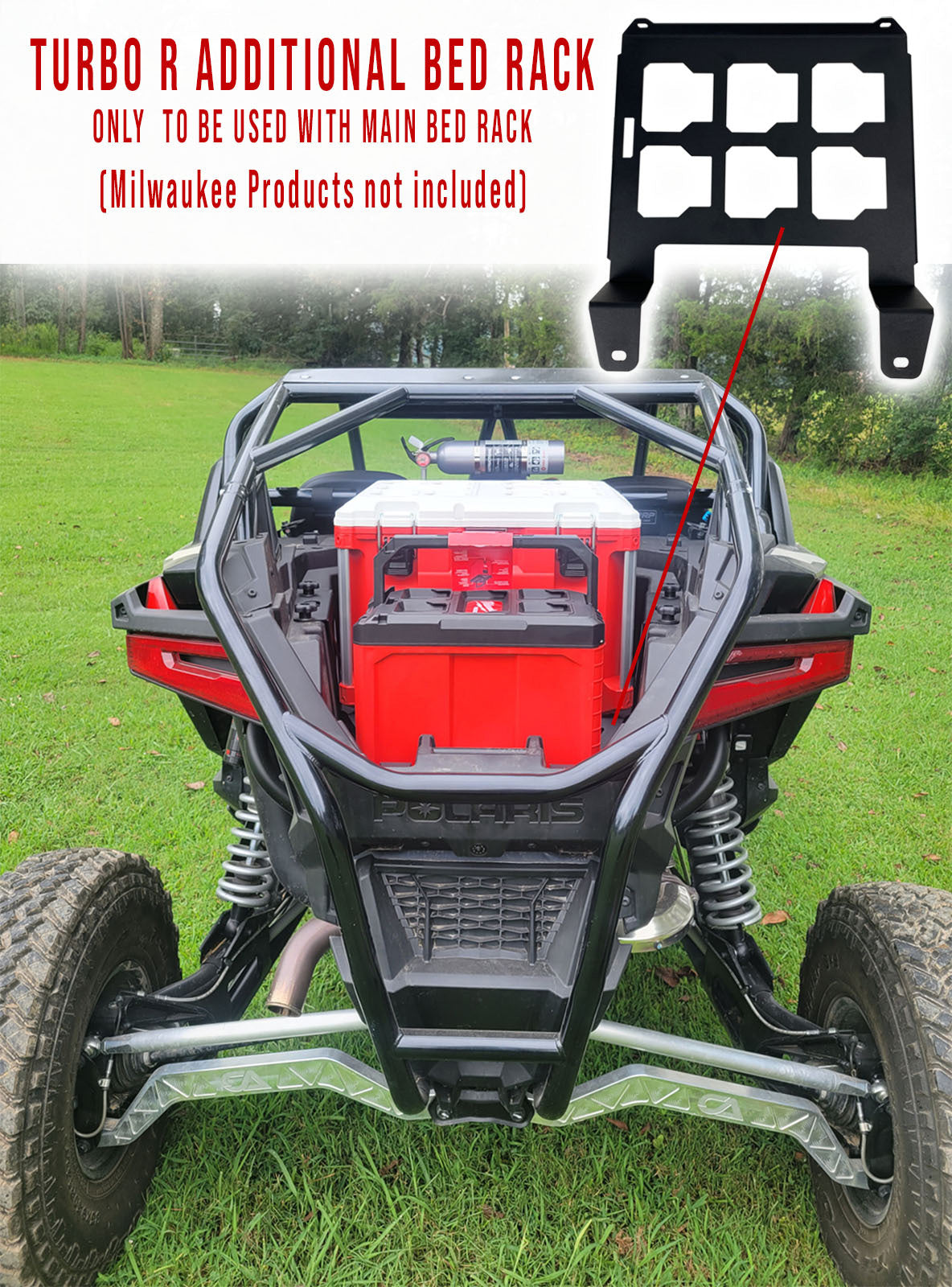 RZR TURBO R Packout Rack – SXS Connection