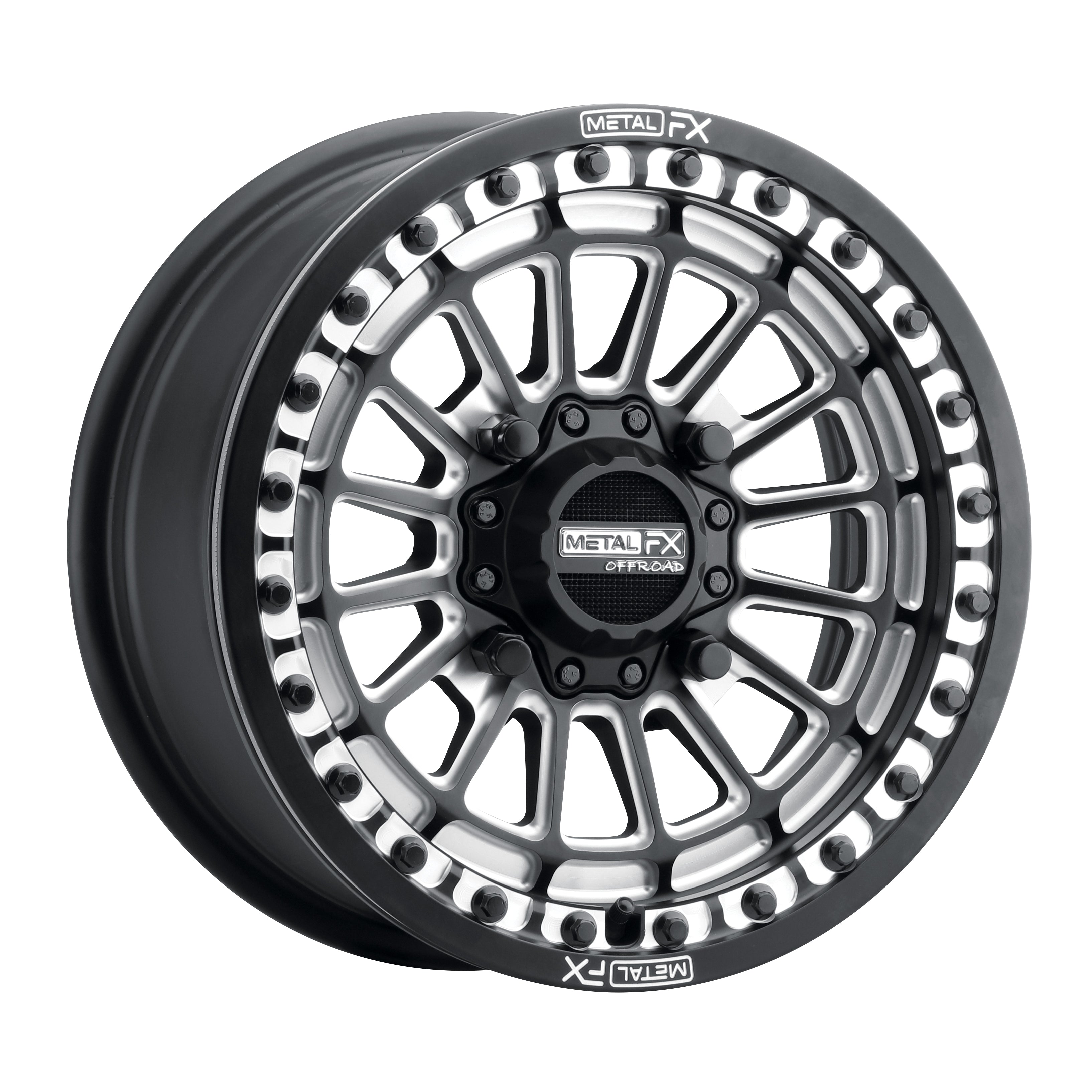 Delta Beadlock - Satin Black Contrast Cut | Metal FX Offroad - Wheels ...